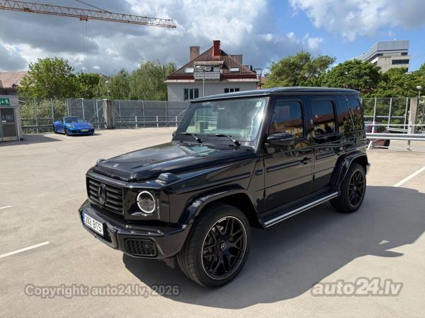 Melns Mercedes-Benz G-Class 2024 Tallina, ar dzinēja tilpumu 3.00 L un nobraukumu 15 tūkst. km par 167400 €, foto 5 vietnē AUTOMOTO.COM.LV