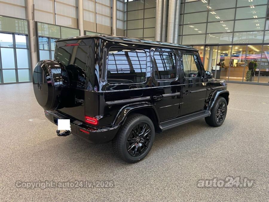 Black Mercedes-Benz G-Class 2025 in Tallinn, with an engine capacity of 2.99 L and mileage of 19 thousand km for 176000 €, photo 2 on AUTOMOTO.COM.LV