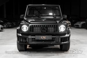 Black Mercedes-Benz G-Class 2025 in Riga, with an engine capacity of 4.00 L and mileage of 0 thousand km for 278300 €, photo 3 on AUTOMOTO.COM.LV