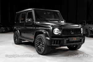 Black Mercedes-Benz G-Class 2025 in Riga, with an engine capacity of 4.00 L and mileage of 0 thousand km for 278300 €, photo 4 on AUTOMOTO.COM.LV