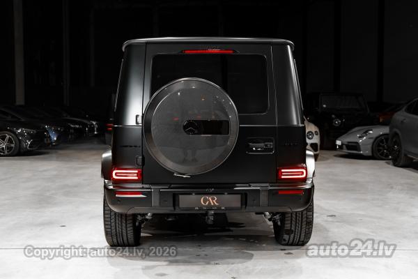 Black Mercedes-Benz G-Class 2025 in Riga, with an engine capacity of 4.00 L and mileage of 0 thousand km for 278300 €, photo 5 on AUTOMOTO.COM.LV