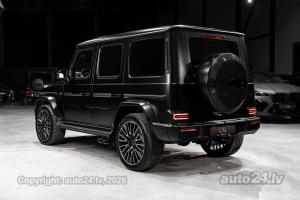 Black Mercedes-Benz G-Class 2025 in Riga, with an engine capacity of 4.00 L and mileage of 0 thousand km for 278300 €, photo 7 on AUTOMOTO.COM.LV