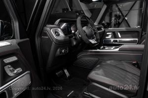 Black Mercedes-Benz G-Class 2025 in Riga, with an engine capacity of 4.00 L and mileage of 0 thousand km for 278300 €, photo 10 on AUTOMOTO.COM.LV