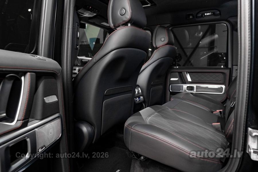 Black Mercedes-Benz G-Class 2025 in Riga, with an engine capacity of 4.00 L and mileage of 0 thousand km for 278300 €, photo 13 on AUTOMOTO.COM.LV
