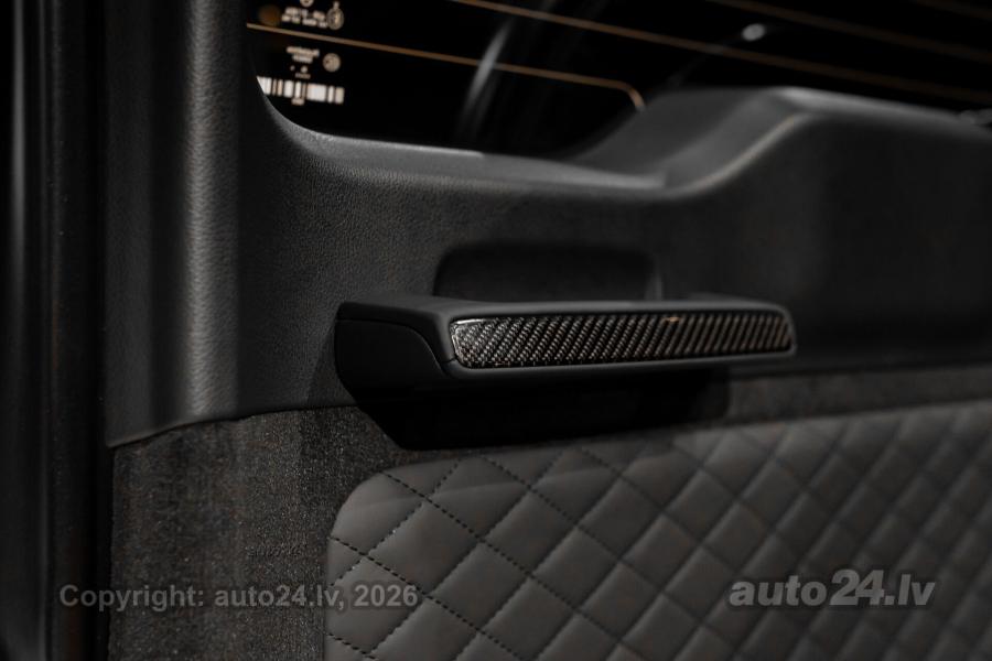 Black Mercedes-Benz G-Class 2025 in Riga, with an engine capacity of 4.00 L and mileage of 0 thousand km for 278300 €, photo 29 on AUTOMOTO.COM.LV