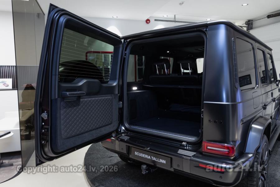 Melns Mercedes-Benz G-Class 2026 Tallina, ar dzinēja tilpumu 4.00 L un nobraukumu 4 tūkst. km par 260977 €, foto 6 vietnē AUTOMOTO.COM.LV
