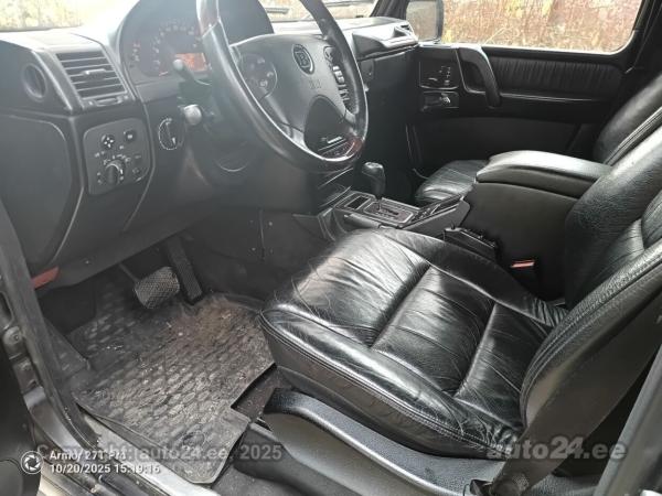 Black Mercedes-Benz G-Class 2001 in Kehra, with an engine capacity of 4.00 L and mileage of 300 thousand km for 23500 €, photo 11 on AUTOMOTO.COM.LV