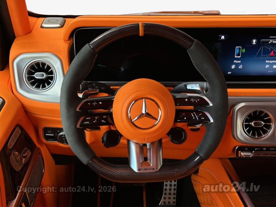 Черный Мерседес Г-Класс 2025 в Рига, объемом двигателя 4.00 л и пробегом 11 тыс. км за 264900 €, фото 9 на AUTOMOTO.COM.LV