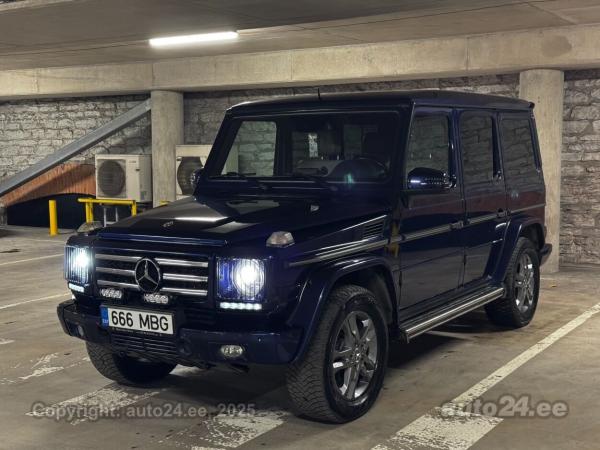 Blue Mercedes-Benz G-Class 2014 in Tallinn, with an engine capacity of 3.00 L and mileage of 215 thousand km for 49500 €, photo 1 on AUTOMOTO.COM.LV