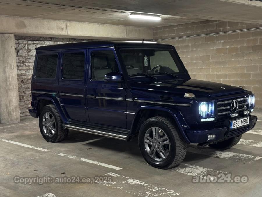 Blue Mercedes-Benz G-Class 2014 in Tallinn, with an engine capacity of 3.00 L and mileage of 215 thousand km for 49500 €, photo 3 on AUTOMOTO.COM.LV