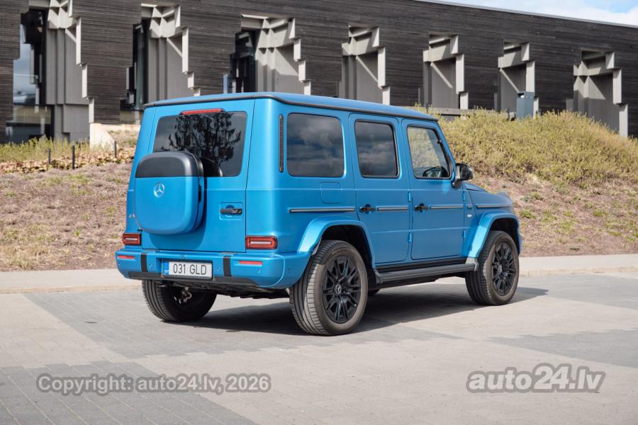 Blue Mercedes-Benz G-Class 2025 in Tallinn, with an engine capacity of 0.00 L and mileage of 12 thousand km for 165000 €, photo 3 on AUTOMOTO.COM.LV