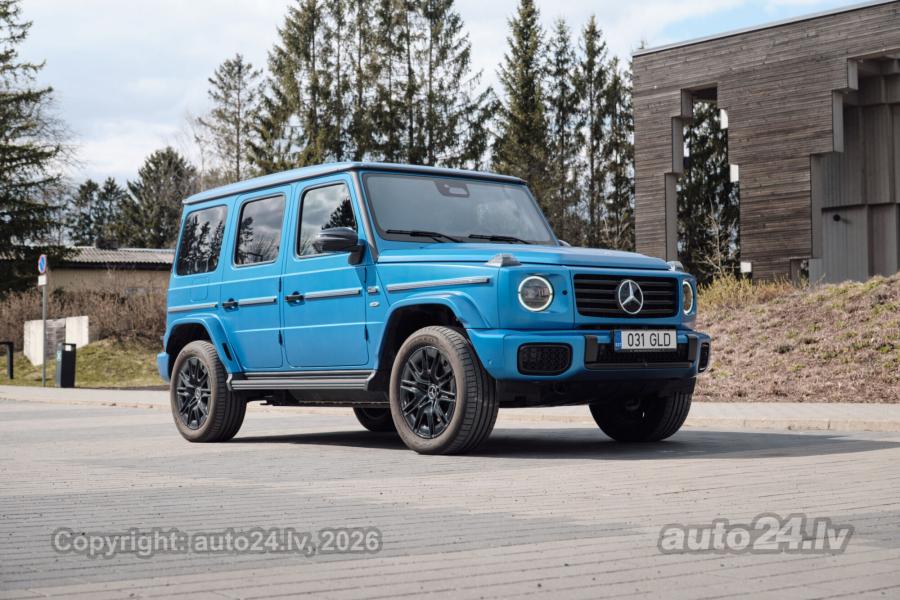 Blue Mercedes-Benz G-Class 2025 in Tallinn, with an engine capacity of 0.00 L and mileage of 12 thousand km for 165000 €, photo 5 on AUTOMOTO.COM.LV
