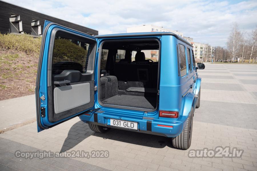 Blue Mercedes-Benz G-Class 2025 in Tallinn, with an engine capacity of 0.00 L and mileage of 12 thousand km for 165000 €, photo 6 on AUTOMOTO.COM.LV