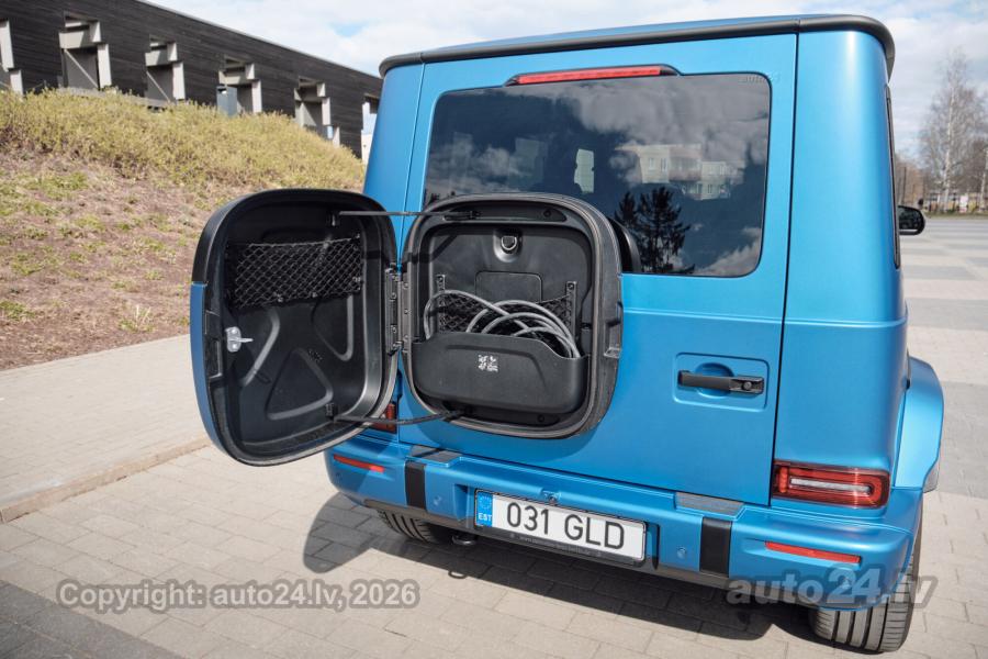 Blue Mercedes-Benz G-Class 2025 in Tallinn, with an engine capacity of 0.00 L and mileage of 12 thousand km for 165000 €, photo 7 on AUTOMOTO.COM.LV