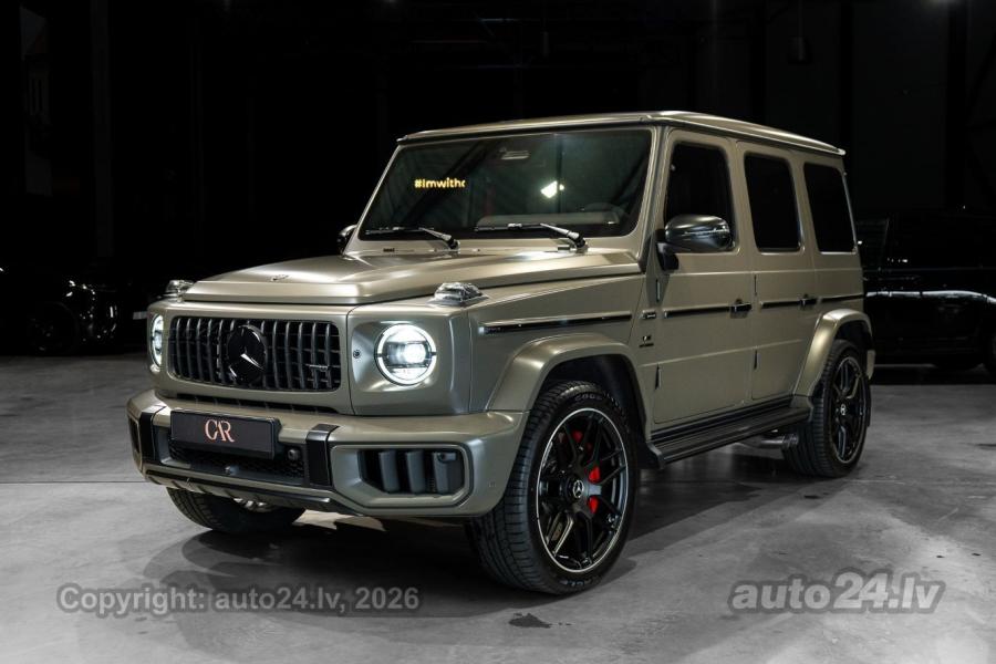 Mercedes-Benz G-Class 2025 Rīga, ar dzinēja tilpumu 4.00 L un nobraukumu 4 tūkst. km par 272250 €, foto 1 vietnē AUTOMOTO.COM.LV
