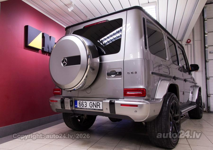 Grey Mercedes-Benz G-Class 2019 in Tallinn, with an engine capacity of 4.00 L and mileage of 101 thousand km for 153000 €, photo 8 on AUTOMOTO.COM.LV