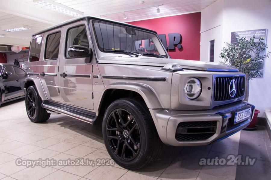 Grey Mercedes-Benz G-Class 2019 in Tallinn, with an engine capacity of 4.00 L and mileage of 101 thousand km for 153000 €, photo 10 on AUTOMOTO.COM.LV