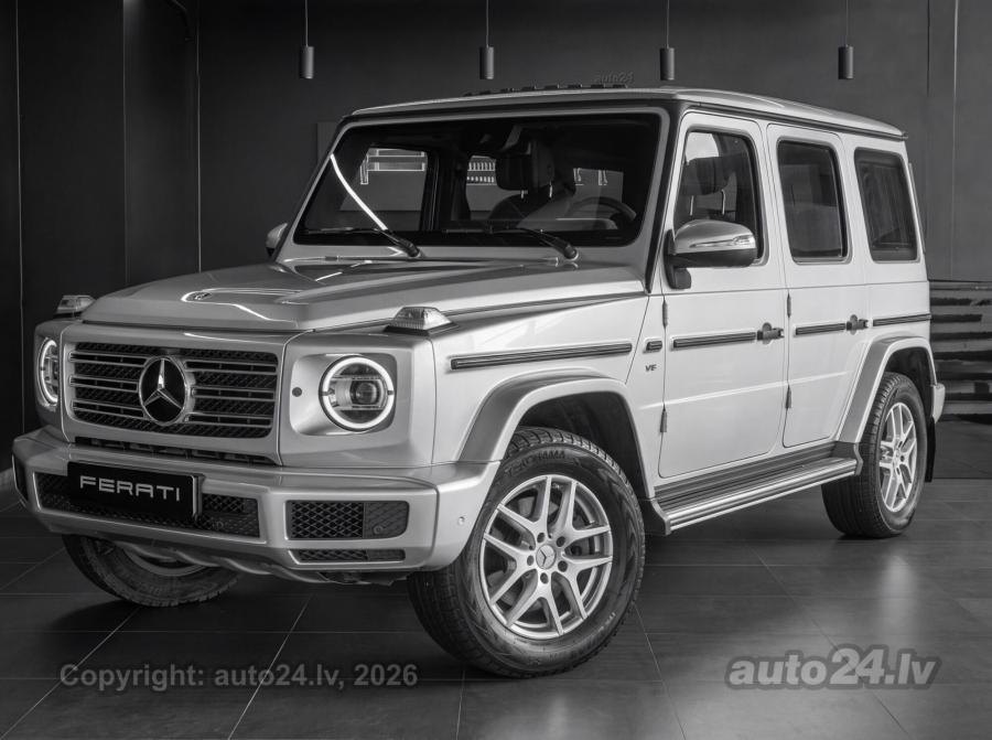 Pelēks Mercedes-Benz G-Class 2019 Tallina, ar dzinēja tilpumu 4.00 L un nobraukumu 81 tūkst. km par 105900 €, foto 1 vietnē AUTOMOTO.COM.LV