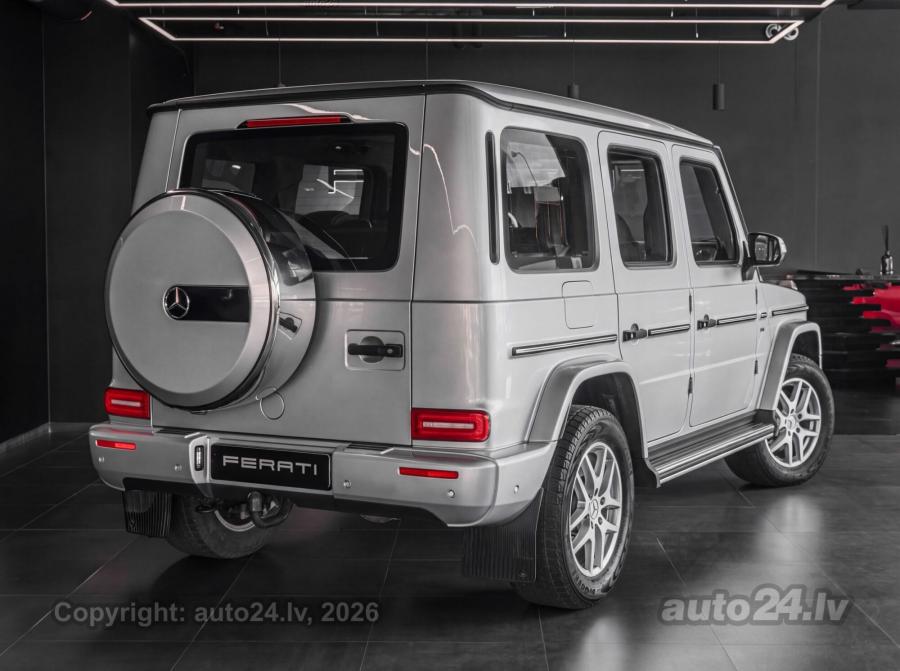 Pelēks Mercedes-Benz G-Class 2019 Tallina, ar dzinēja tilpumu 4.00 L un nobraukumu 81 tūkst. km par 105900 €, foto 3 vietnē AUTOMOTO.COM.LV