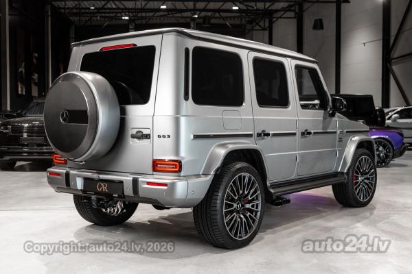 Pelēks Mercedes-Benz G-Class 2024 Rīga, ar dzinēja tilpumu 4.00 L un nobraukumu 13 tūkst. km par 254100 €, foto 4 vietnē AUTOMOTO.COM.LV