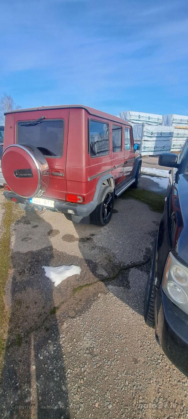 Sarkans Mercedes-Benz G-Class 1991 Tallina, ar dzinēja tilpumu 3.00 L un nobraukumu 0 tūkst. km par 19999 €, foto 3 vietnē AUTOMOTO.COM.LV