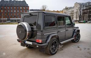 Melns Mercedes-Benz G63 AMG 2012 Rīga, ar dzinēja tilpumu 5.46 L un nobraukumu 110 tūkst. km par 56500 €, foto  vietnē AUTOMOTO.COM.LV