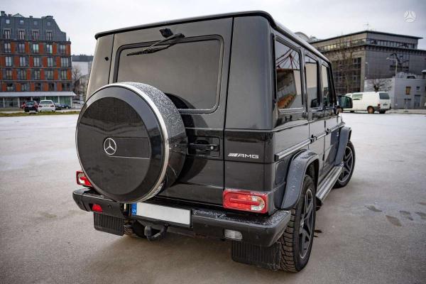 Melns Mercedes-Benz G63 AMG 2012 Rīga, ar dzinēja tilpumu 5.46 L un nobraukumu 110 tūkst. km par 56500 €, foto 5 vietnē AUTOMOTO.COM.LV