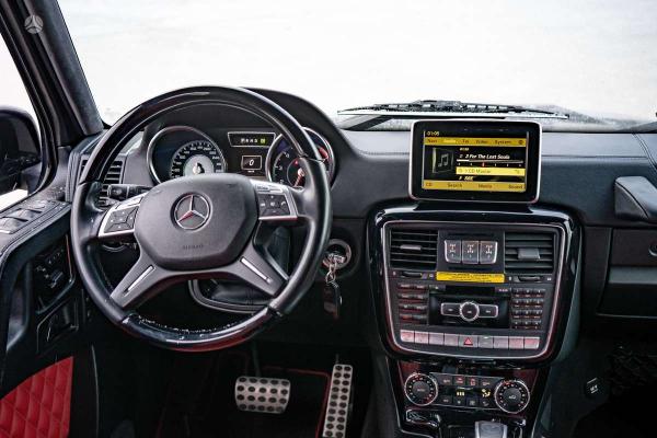Melns Mercedes-Benz G63 AMG 2012 Rīga, ar dzinēja tilpumu 5.46 L un nobraukumu 110 tūkst. km par 56500 €, foto 7 vietnē AUTOMOTO.COM.LV