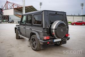 Black Mercedes-Benz G63 AMG 2012 in Riga, with an engine capacity of 5.50 L and mileage of 110 thousand km for 56500 €, photo 2 on AUTOMOTO.COM.LV