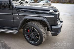 Black Mercedes-Benz G63 AMG 2012 in Riga, with an engine capacity of 5.50 L and mileage of 110 thousand km for 56500 €, photo 7 on AUTOMOTO.COM.LV