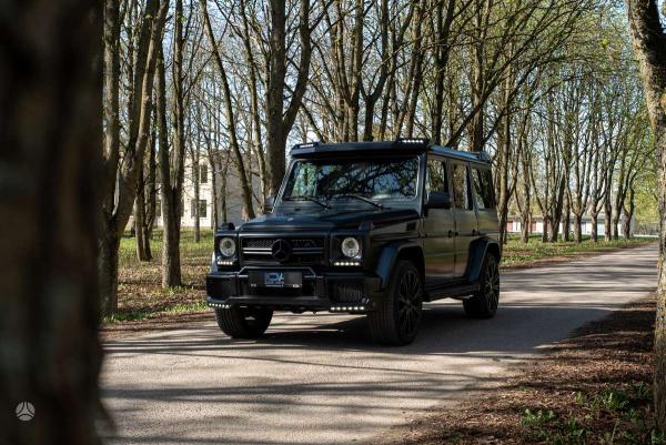 Black Mercedes-Benz G63 AMG 2012 in Marijampole, with an engine capacity of 5.46 L and mileage of 188 thousand km for 64950 €, photo 3 on AUTOMOTO.COM.LV