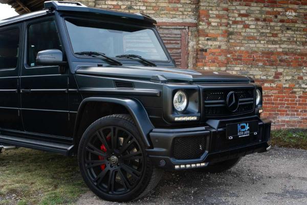 Black Mercedes-Benz G63 AMG 2012 in Marijampole, with an engine capacity of 5.46 L and mileage of 188 thousand km for 64950 €, photo 7 on AUTOMOTO.COM.LV