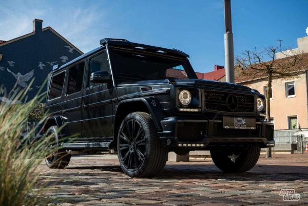 Black Mercedes-Benz G63 AMG 2012 in Marijampole, with an engine capacity of 5.50 L and mileage of 188 thousand km for 64950 €, photo 4 on AUTOMOTO.COM.LV
