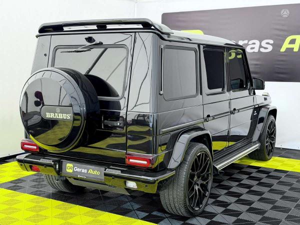 Black Mercedes-Benz G63 AMG 2013 in Vilnius, with an engine capacity of 5.46 L and mileage of 127 thousand km for 61950 €, photo 4 on AUTOMOTO.COM.LV