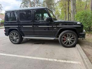 Black Mercedes-Benz G63 AMG 2013 in Vilnius, with an engine capacity of 5.50 L and mileage of 178 thousand km for 43000 €, photo 3 on AUTOMOTO.COM.LV