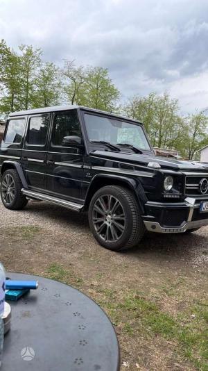 Black Mercedes-Benz G63 AMG 2013 in Vilnius, with an engine capacity of 5.50 L and mileage of 178 thousand km for 43000 €, photo 4 on AUTOMOTO.COM.LV