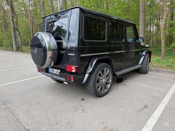 Black Mercedes-Benz G63 AMG 2013 in Vilnius, with an engine capacity of 5.50 L and mileage of 178 thousand km for 43000 €, photo 5 on AUTOMOTO.COM.LV