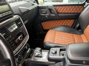 Black Mercedes-Benz G63 AMG 2013 in Vilnius, with an engine capacity of 5.50 L and mileage of 178 thousand km for 43000 €, photo 7 on AUTOMOTO.COM.LV