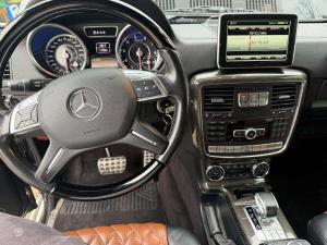 Black Mercedes-Benz G63 AMG 2013 in Vilnius, with an engine capacity of 5.50 L and mileage of 178 thousand km for 43000 €, photo 13 on AUTOMOTO.COM.LV