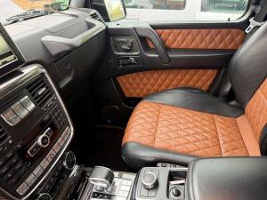 Black Mercedes-Benz G63 AMG 2013 in Vilnius, with an engine capacity of 5.50 L and mileage of 178 thousand km for 43000 €, photo 14 on AUTOMOTO.COM.LV