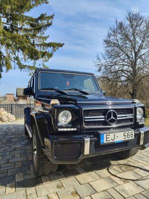 Melns Mercedes-Benz G63 AMG 2014 Liepāja, ar dzinēja tilpumu 5.46 L un nobraukumu 248 tūkst. km par 46700 €, foto  vietnē AUTOMOTO.COM.LV