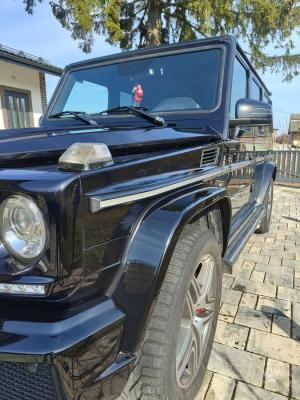 Black Mercedes-Benz G63 AMG 2014 in Liepaja, with an engine capacity of 5.46 L and mileage of 248 thousand km for 46700 €, photo 10 on AUTOMOTO.COM.LV