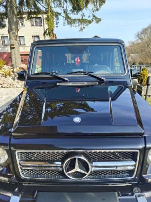 Black Mercedes-Benz G63 AMG 2014 in Liepaja, with an engine capacity of 5.46 L and mileage of 248 thousand km for 46700 €, photo 11 on AUTOMOTO.COM.LV