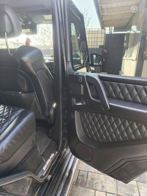 Black Mercedes-Benz G63 AMG 2014 in Liepaja, with an engine capacity of 5.46 L and mileage of 248 thousand km for 46700 €, photo 12 on AUTOMOTO.COM.LV