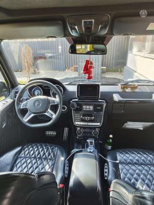 Black Mercedes-Benz G63 AMG 2014 in Liepaja, with an engine capacity of 5.46 L and mileage of 248 thousand km for 46700 €, photo 15 on AUTOMOTO.COM.LV