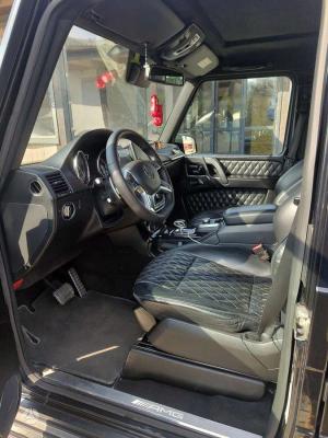 Black Mercedes-Benz G63 AMG 2014 in Liepaja, with an engine capacity of 5.46 L and mileage of 248 thousand km for 46700 €, photo 20 on AUTOMOTO.COM.LV