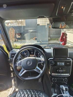 Black Mercedes-Benz G63 AMG 2014 in Liepaja, with an engine capacity of 5.46 L and mileage of 248 thousand km for 46700 €, photo 21 on AUTOMOTO.COM.LV