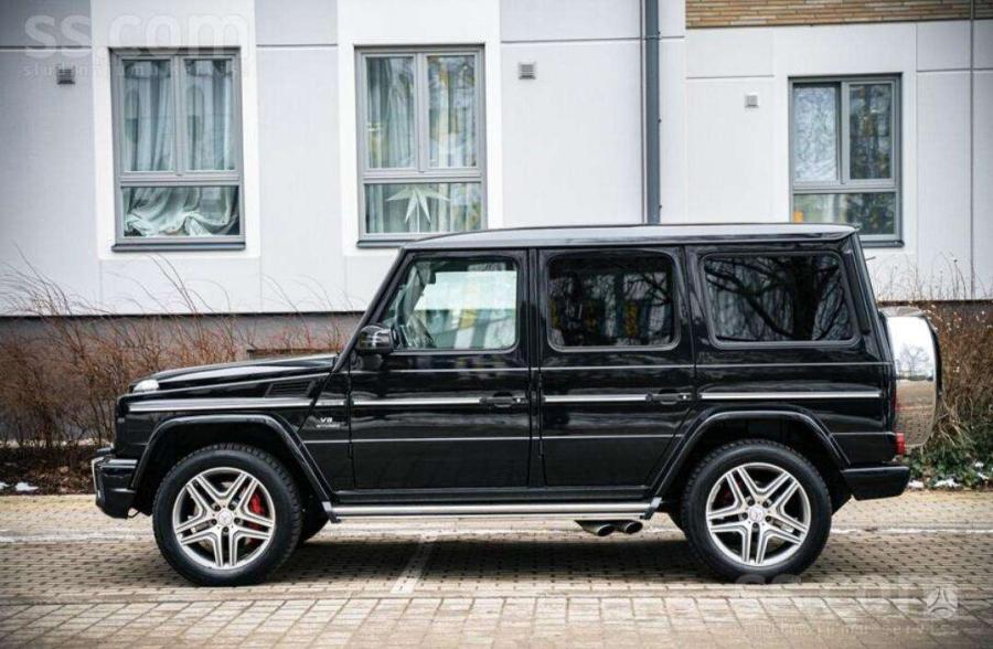 Black Mercedes-Benz G63 AMG 2014 in Liepaja, with an engine capacity of 5.46 L and mileage of 248 thousand km for 46700 €, photo 22 on AUTOMOTO.COM.LV