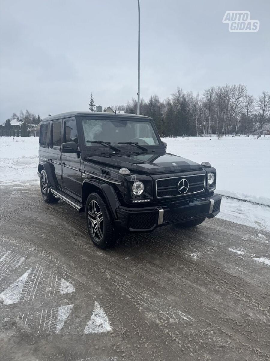 Black Mercedes-Benz G63 AMG 2015 in Raseiniai, with an engine capacity of 5.50 L and mileage of 35 thousand km for 55000 €, photo 1 on AUTOMOTO.COM.LV