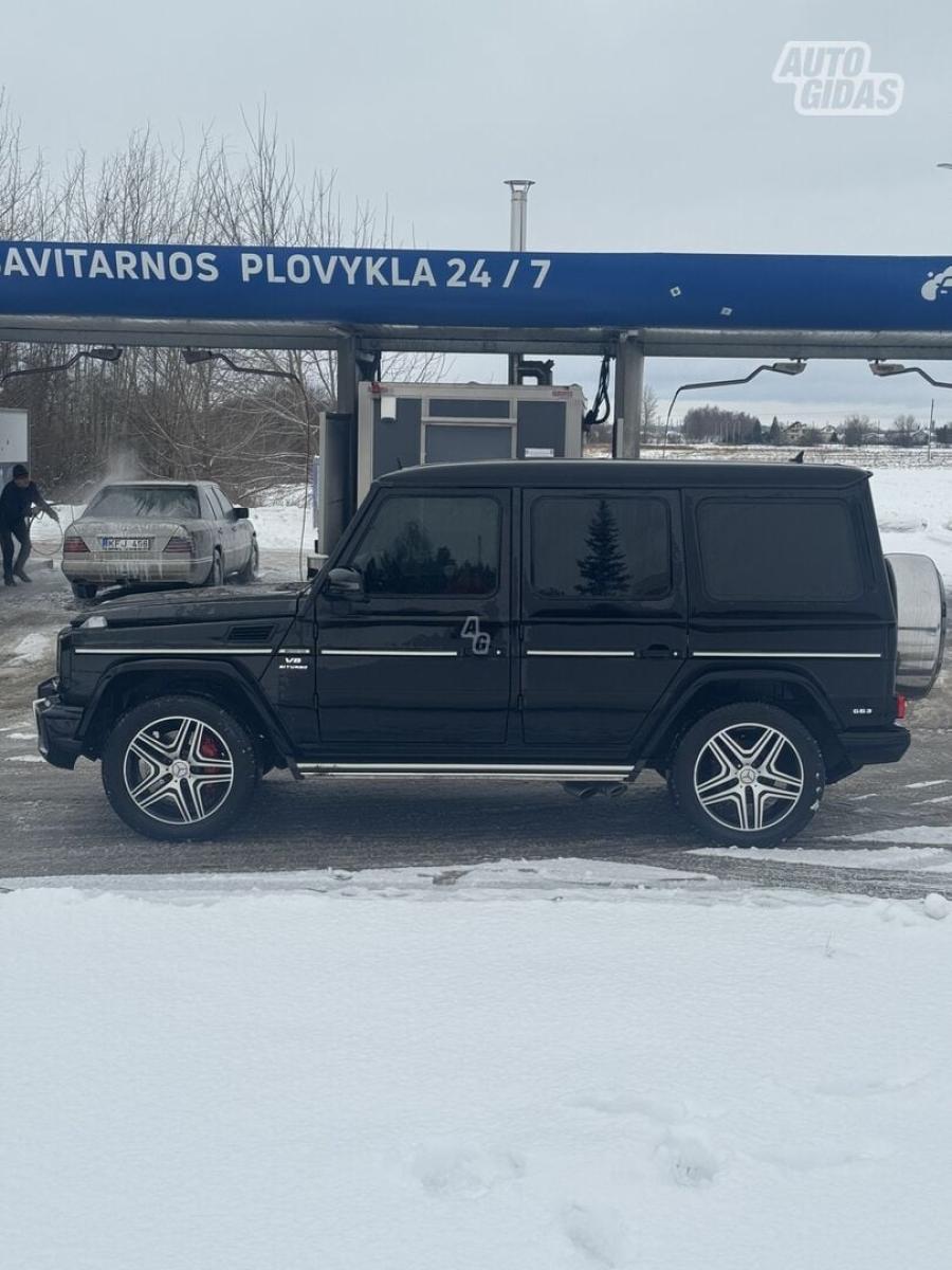 Black Mercedes-Benz G63 AMG 2015 in Raseiniai, with an engine capacity of 5.50 L and mileage of 35 thousand km for 55000 €, photo 5 on AUTOMOTO.COM.LV